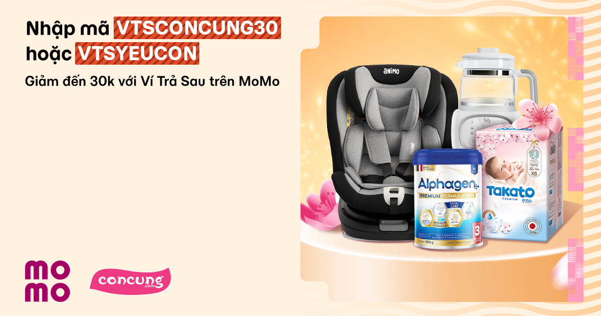 Đón Tết cùng Con Cưng - Ưu đãi lớn khi dùng Ví Trả Sau MoMo