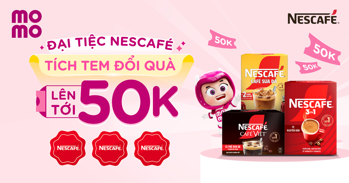 Đăng ký thành viên Nestlé - Tích tem, đổi quà giảm đến 50K!