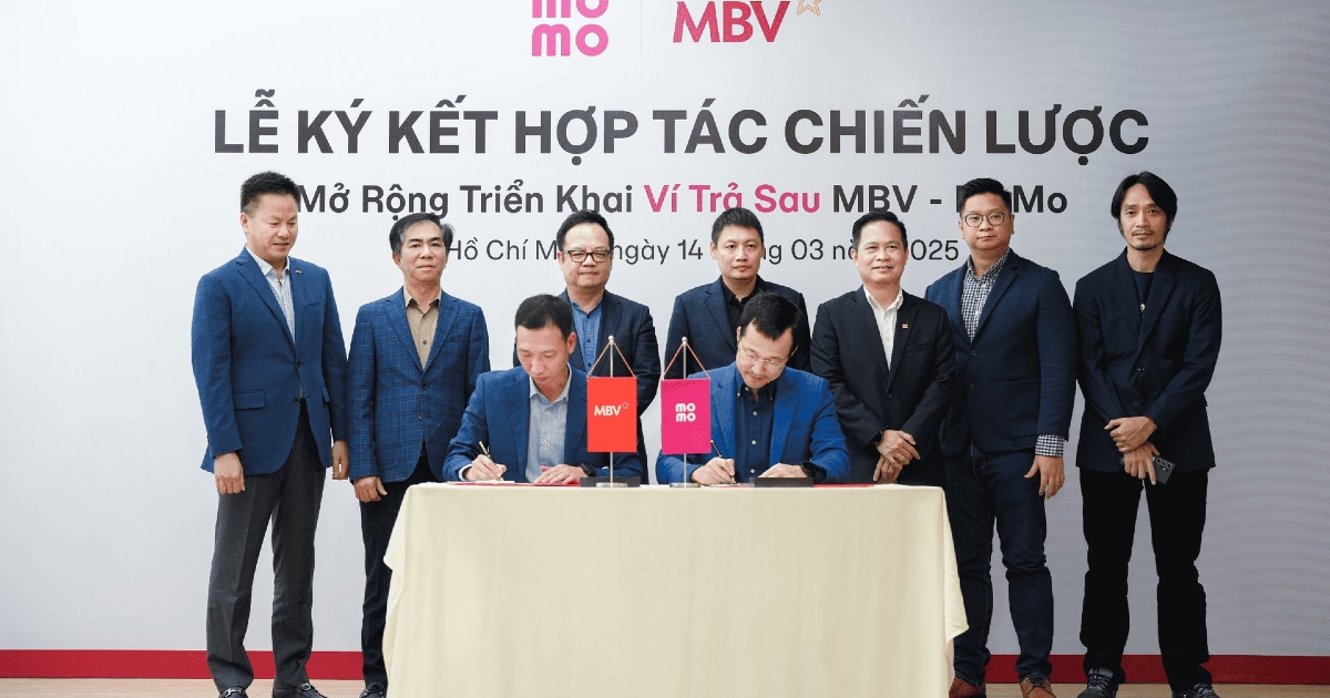 MoMo và MBV công bố hợp tác mở rộng triển khai sản phẩm Ví Trả Sau ...