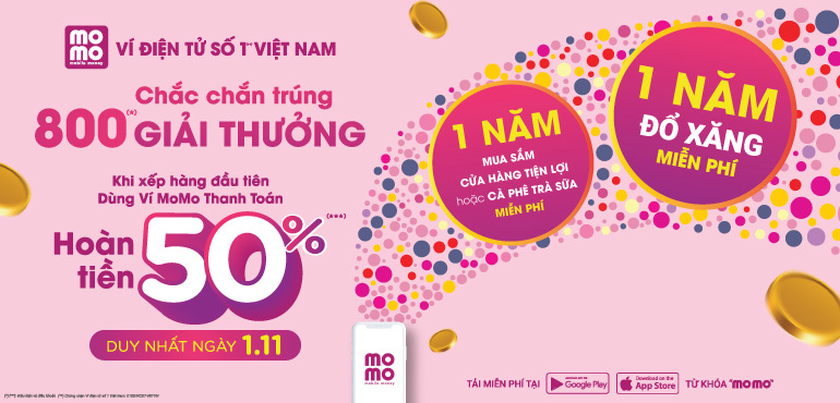 Xuống đường đón đại chiến hoàn tiền MoMo