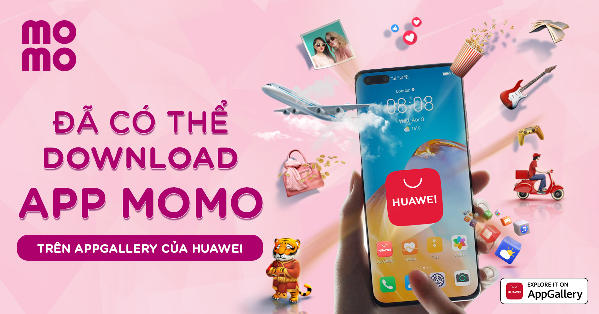 MoMo chính thức có mặt trên kho ứng dụng Huawei AppGallery