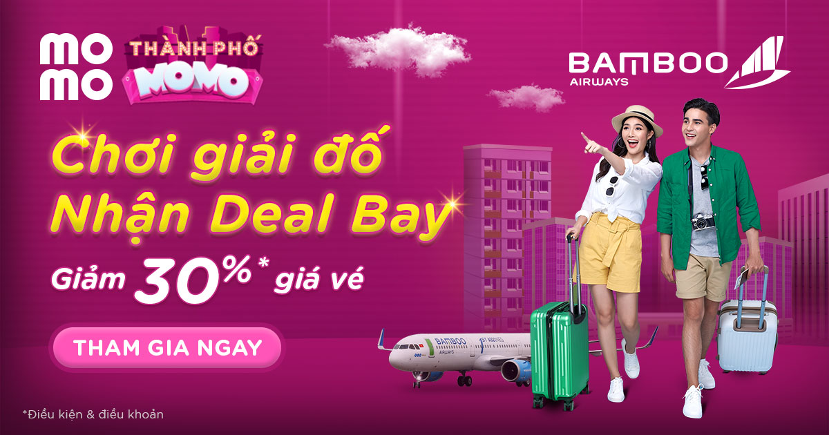 Giải đố nhận quà, cùng MoMo bay thả ga