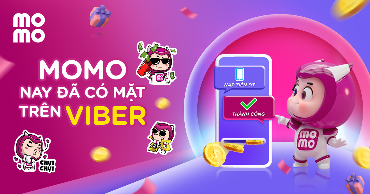 MoMo ra mắt bộ stickers cực cool trên Viber. Mọi cuộc trò chuyện sẽ rộn ...