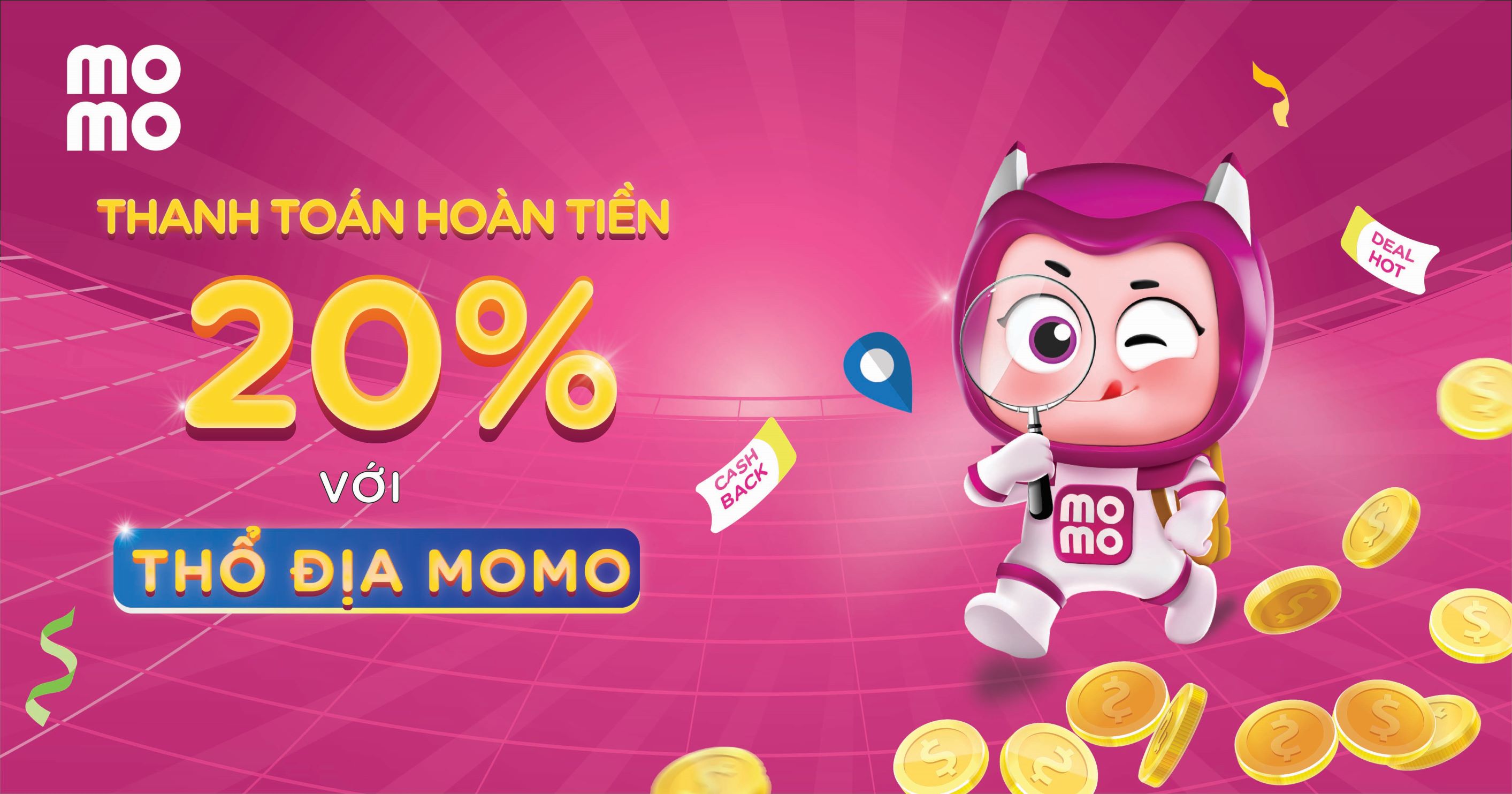 Hoàn tiền 20% khi quét mã MoMo thanh toán trực tiếp tại cửa hàng