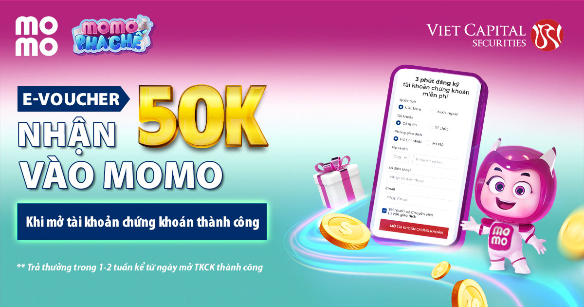 Pha chế đỉnh săn thẻ quà 50.000Đ cộng vào MoMo khi đăng ký mở tài khoản ...