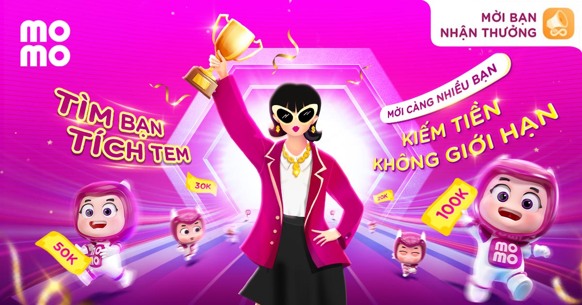 Tìm bạn, tích tem: Kiếm tiền không khó cùng MaMa Tài chính, tham gia ngay!