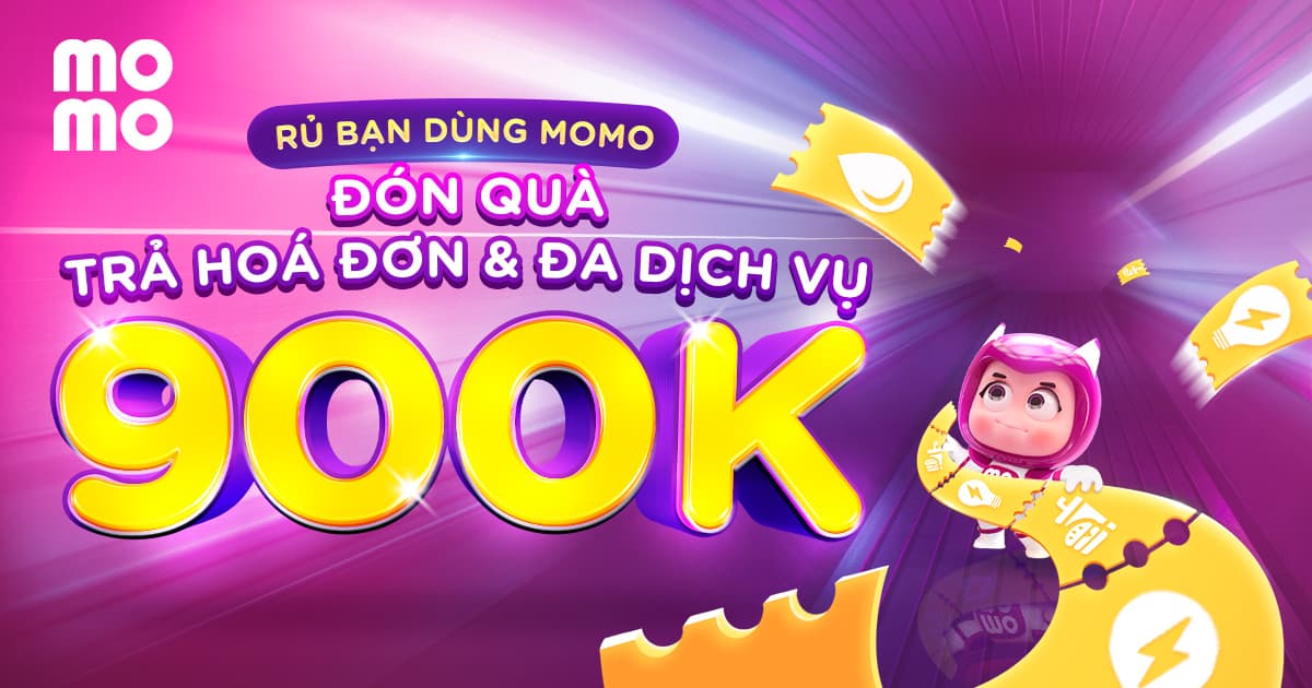 Quà VIP 900.000Đ phiên bản giới hạn tặng bạn khi Giới thiệu MoMo