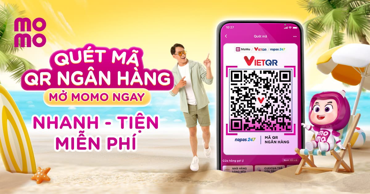 Có thể bạn chưa biết: Chỉ cần mở MoMo là quét được mã QR ngân hàng (VietQR)