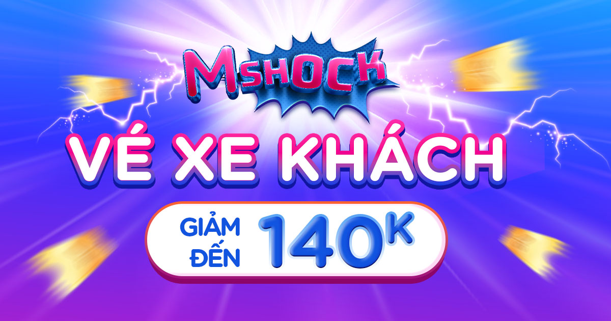 Xe khách bon bon, đặt vé 02/09 vui trọn cùng hội sale M-Shock!