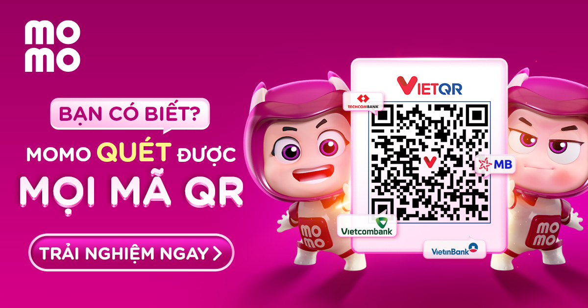 Có thể bạn chưa biết: Chỉ cần mở MoMo là quét được mã QR ngân hàng (VietQR)