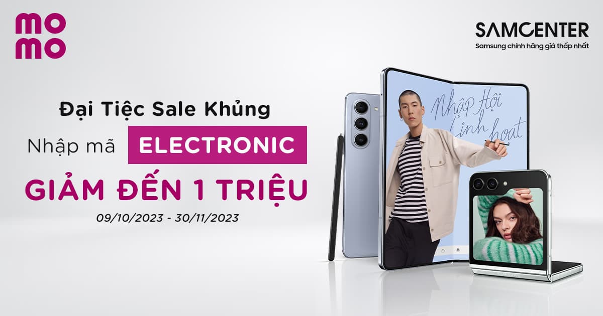 Thanh toán bằng MoMo, deal Samsung giảm sâu tới 1 triệu đồng!
