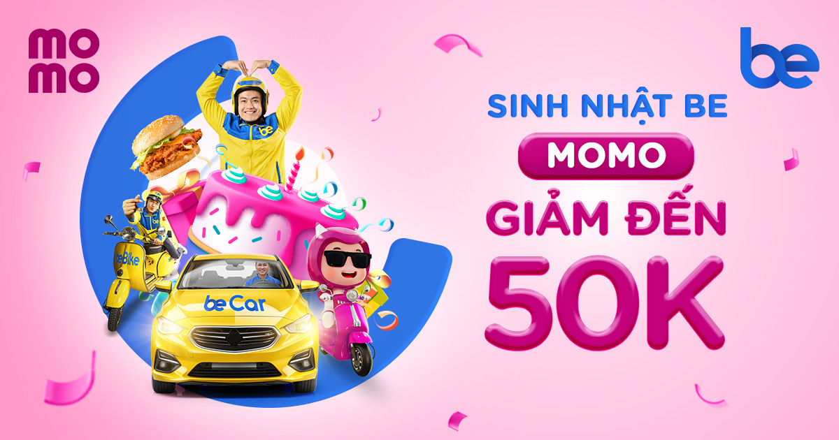 Thổi nến mừng sinh nhật Be, MoMo khao quà 50.000Đ tưng bừng!