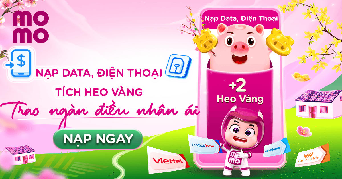 Gieo mầm yêu thương từ những hành động nhỏ. Cùng MoMo tích lũy heo vàng ...