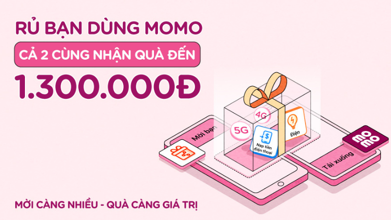 Nạp tiền điện thoại trên MoMo - Đủ nhà mạng, tiện miễn bàn