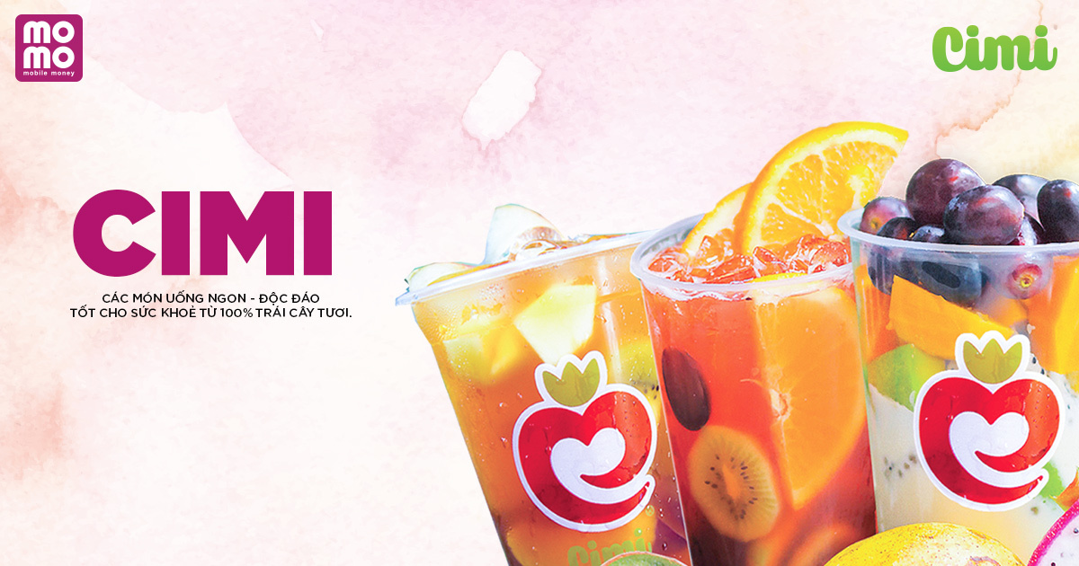 Thanh toán Cimi bằng Ví MoMo
