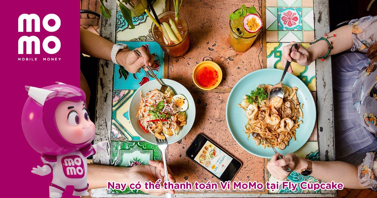 Thanh toán Fly Cupcake bằng Ví MoMo