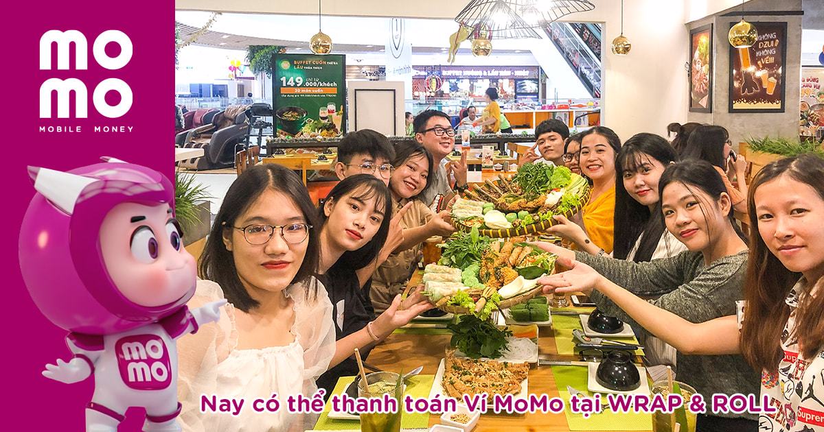 Thanh toán Wrap & Roll bằng Ví MoMo