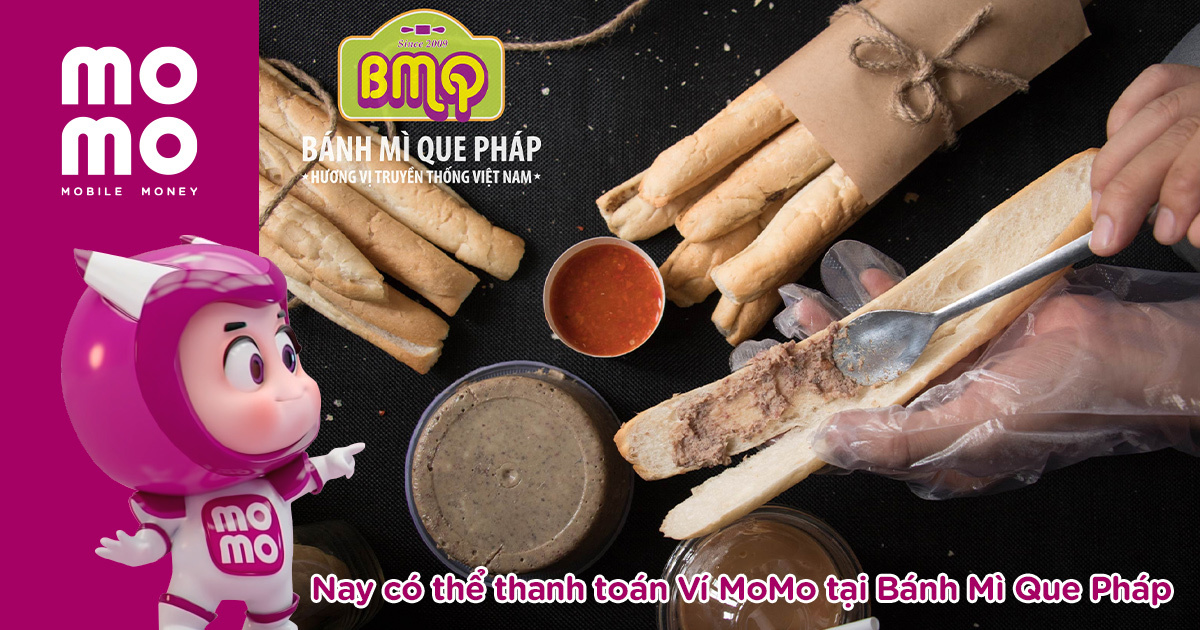 Thanh toán Bánh Mì Que bằng Ví MoMo